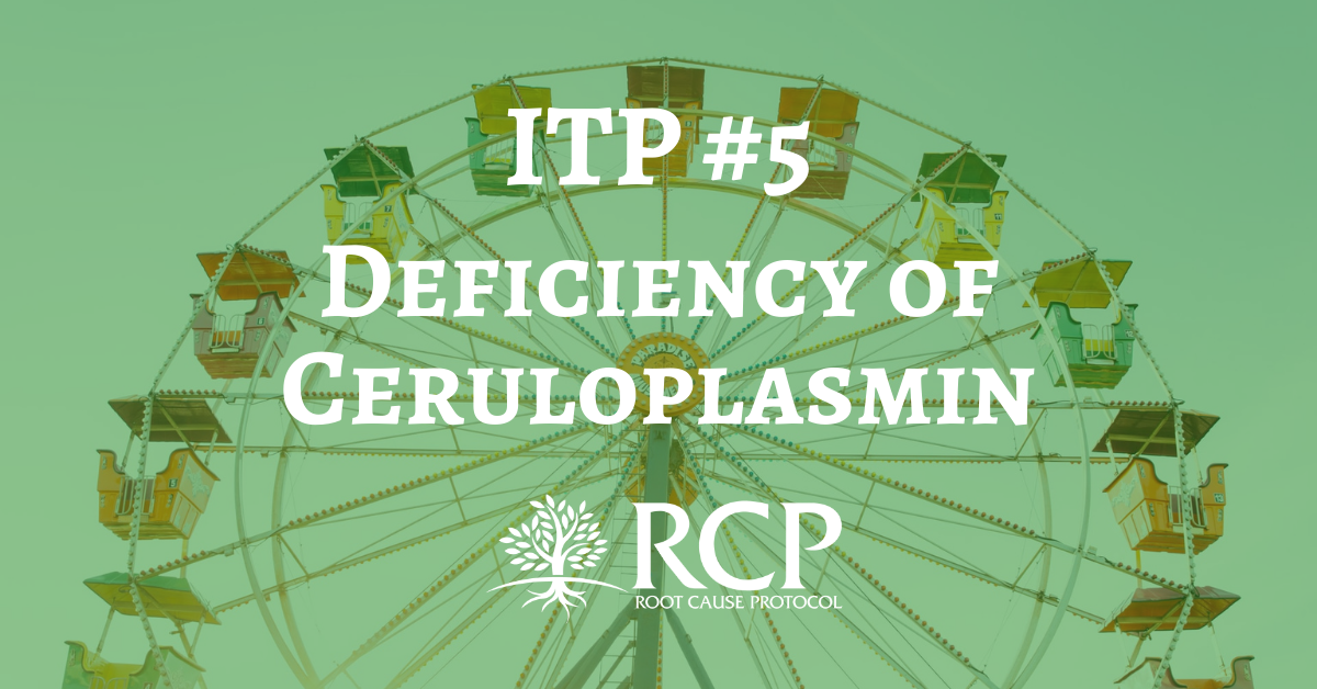 Iron Toxicity Post #5: A deficiency of Ceruloplasmin (Cp) is one of the ...